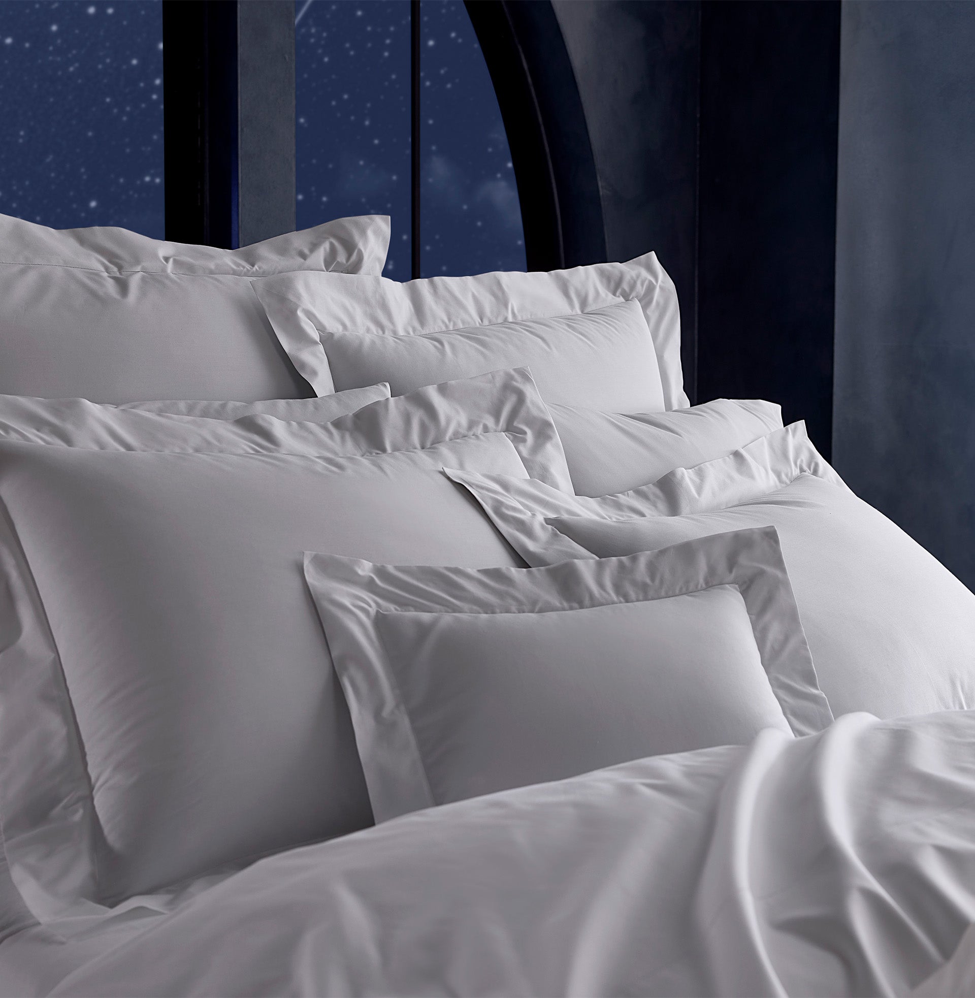 Angel Luxe Flat Sheet Luxury Percale Flat Sheets Pratesi