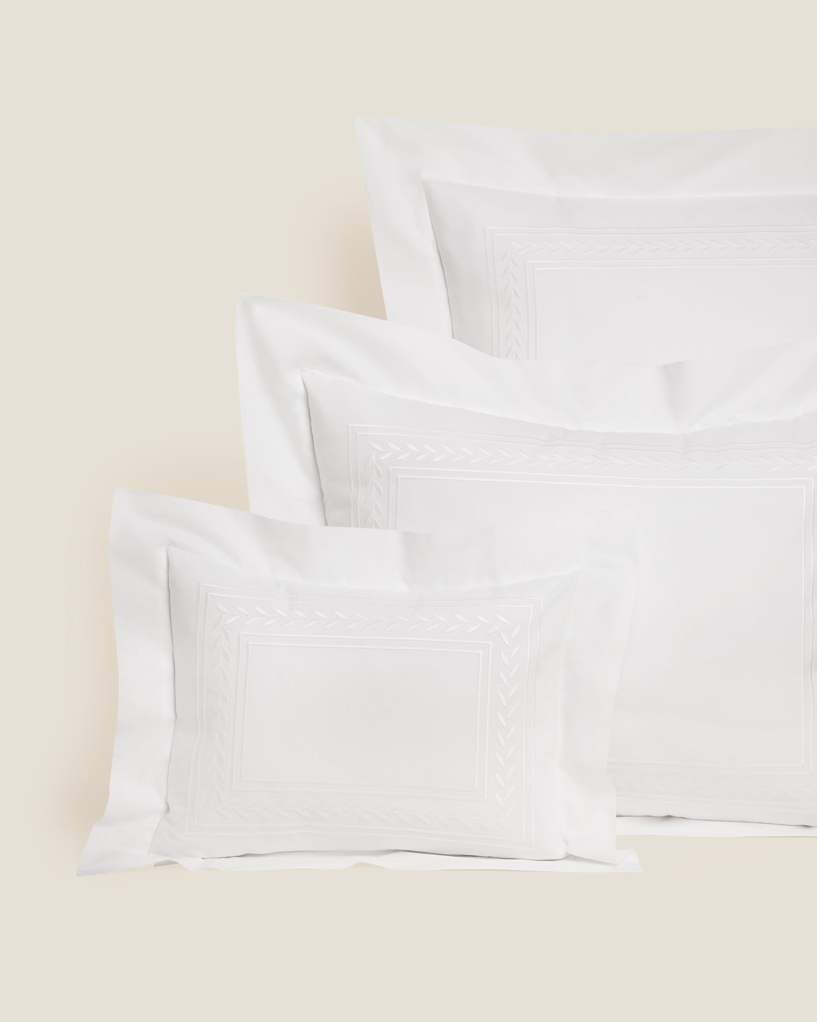 Impero Sham - Embroidered Luxury Pillow Shams | Pratesi